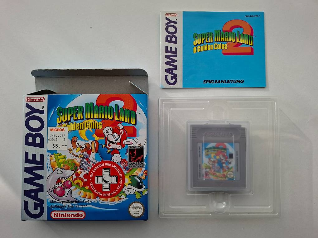 Super Mario Land 2 Gameboy OVP (FRG-1) - CH-Version im Kanton Aargau ...