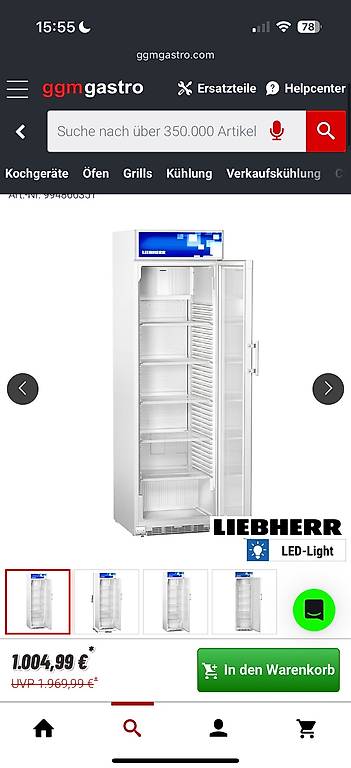 Liebherr Getränkekühlschrank Neu & Unbenutzt im Kanton St. Gallen ...
