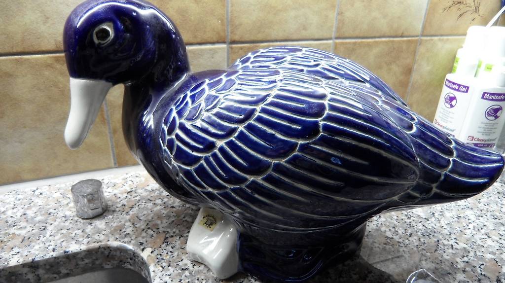 Stock-Ente, dunkelblau, 40x23cm im Kanton Zürich - tutti.ch