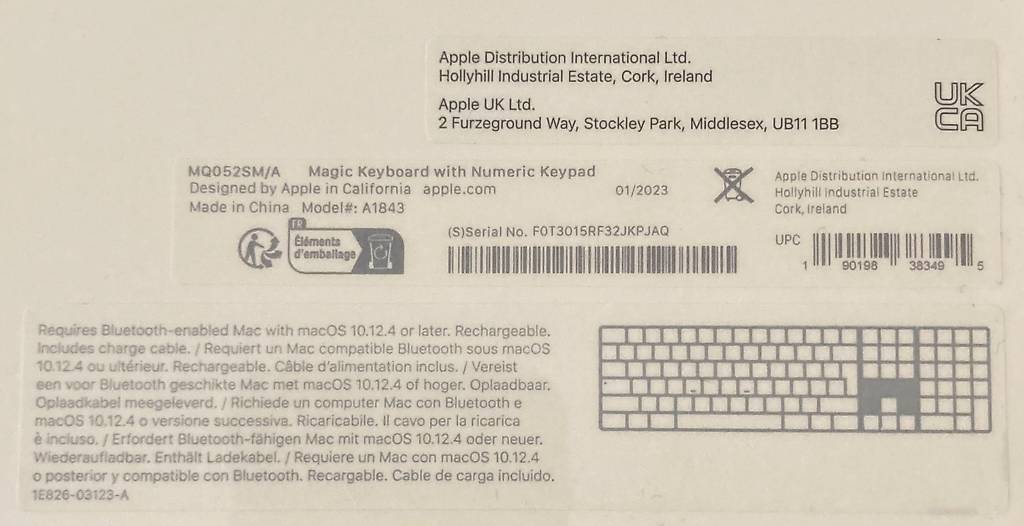 Apple Magic Keyboard mit Zahlenblock CH-DE, neu und original im Kanton ...