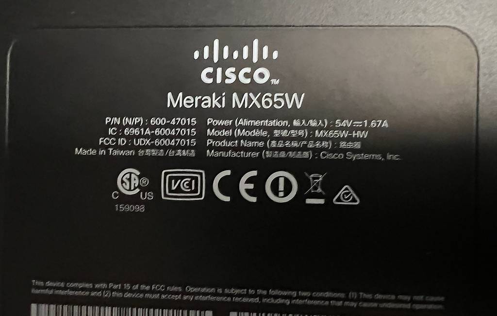 Cisco Meraki Firewall MX65 im Kanton Zürich - tutti.ch
